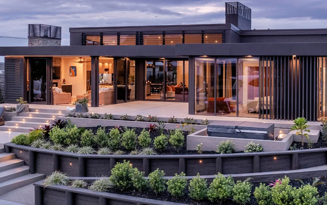 Contemporary L Shaped House Exteriors